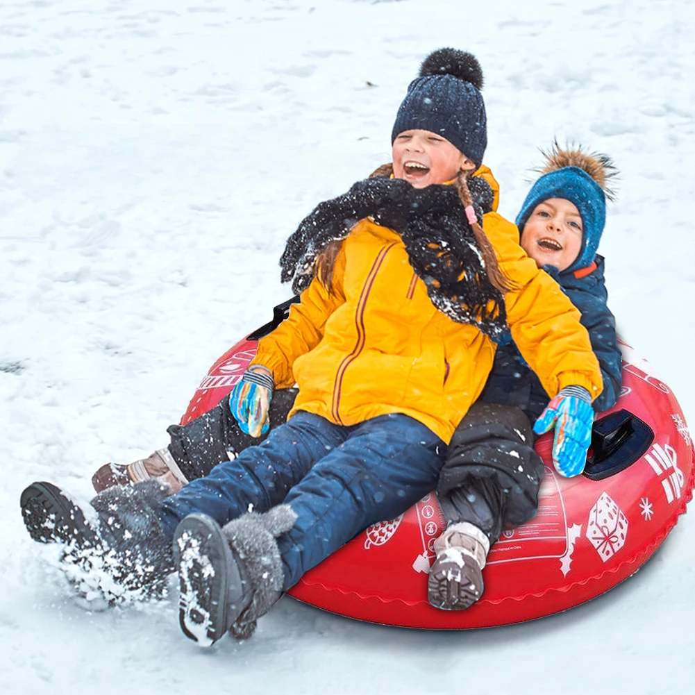 Inflatable-Ski-Lap-Sledding-Tube-Snow-Tubes-Winter-Skiing-Ring-Winter ...
