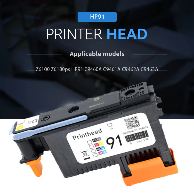 Printhead-HP91-Printer-Head-For-HP-Z6100-Z6100ps-C9460A-C9461A-C9462A ...