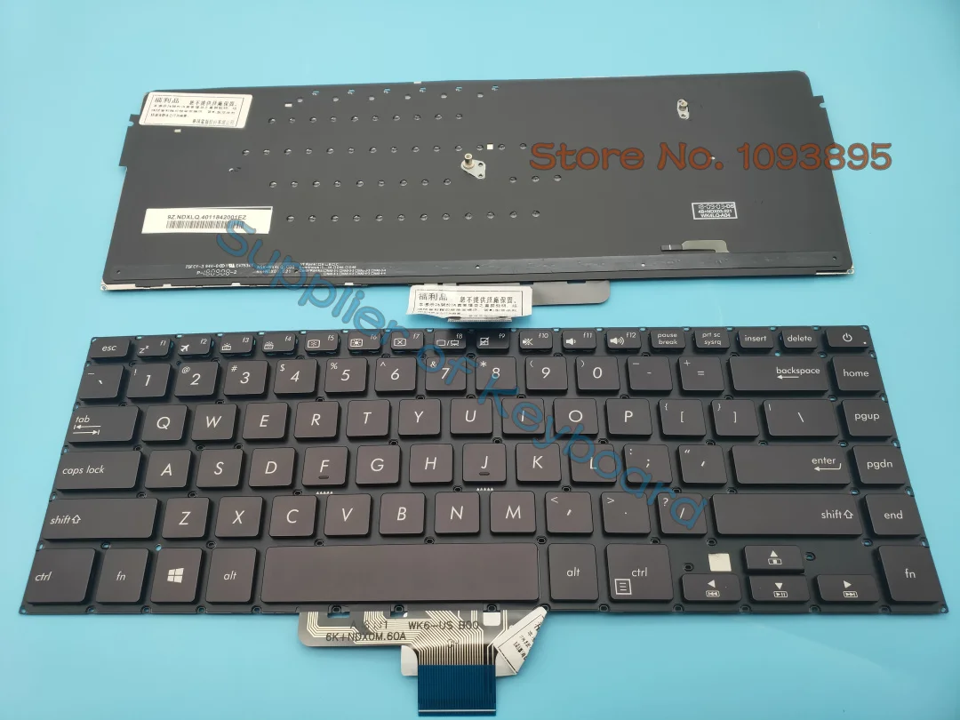 NEW English keyboard For ASUS VivoBook S510 X510 X510UQ A510U K510U ...