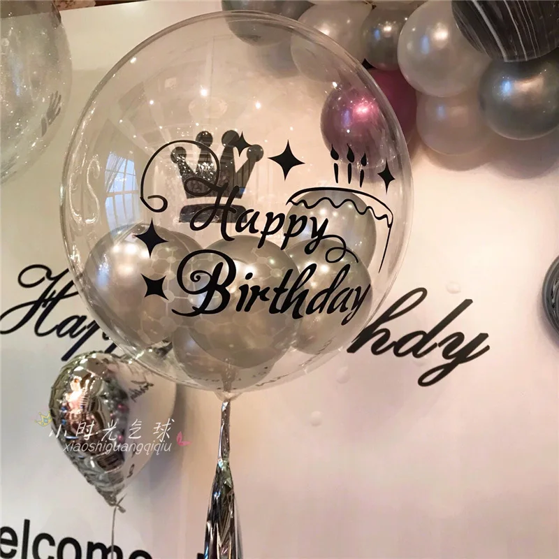 1pcs-Happy-Birthday-Balloons-Stickers-Transparent-Ballons-BOBO-Bubble ...
