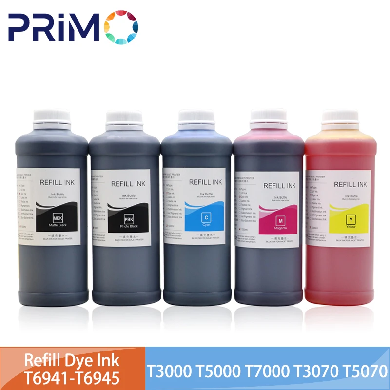 5Colors-500ML-Refill-Dye-Ink-for-Epson-Surecolor-T3000-T5000-T7000 ...