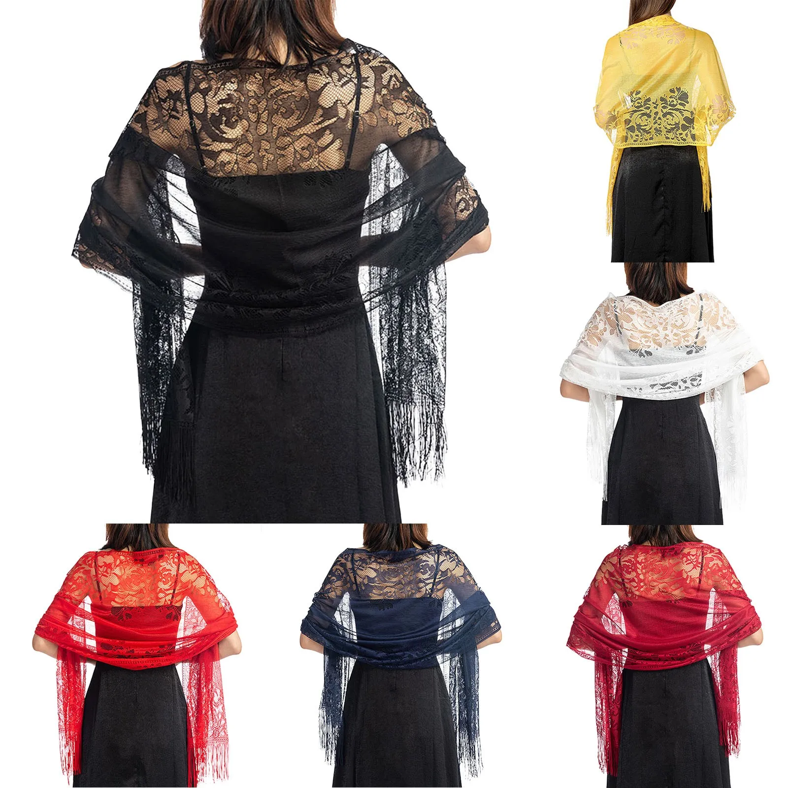Elegant-Wedding-Shawl-Wrap-New-Sexy-Lace-Party-Evening-Dress-Shawl ...
