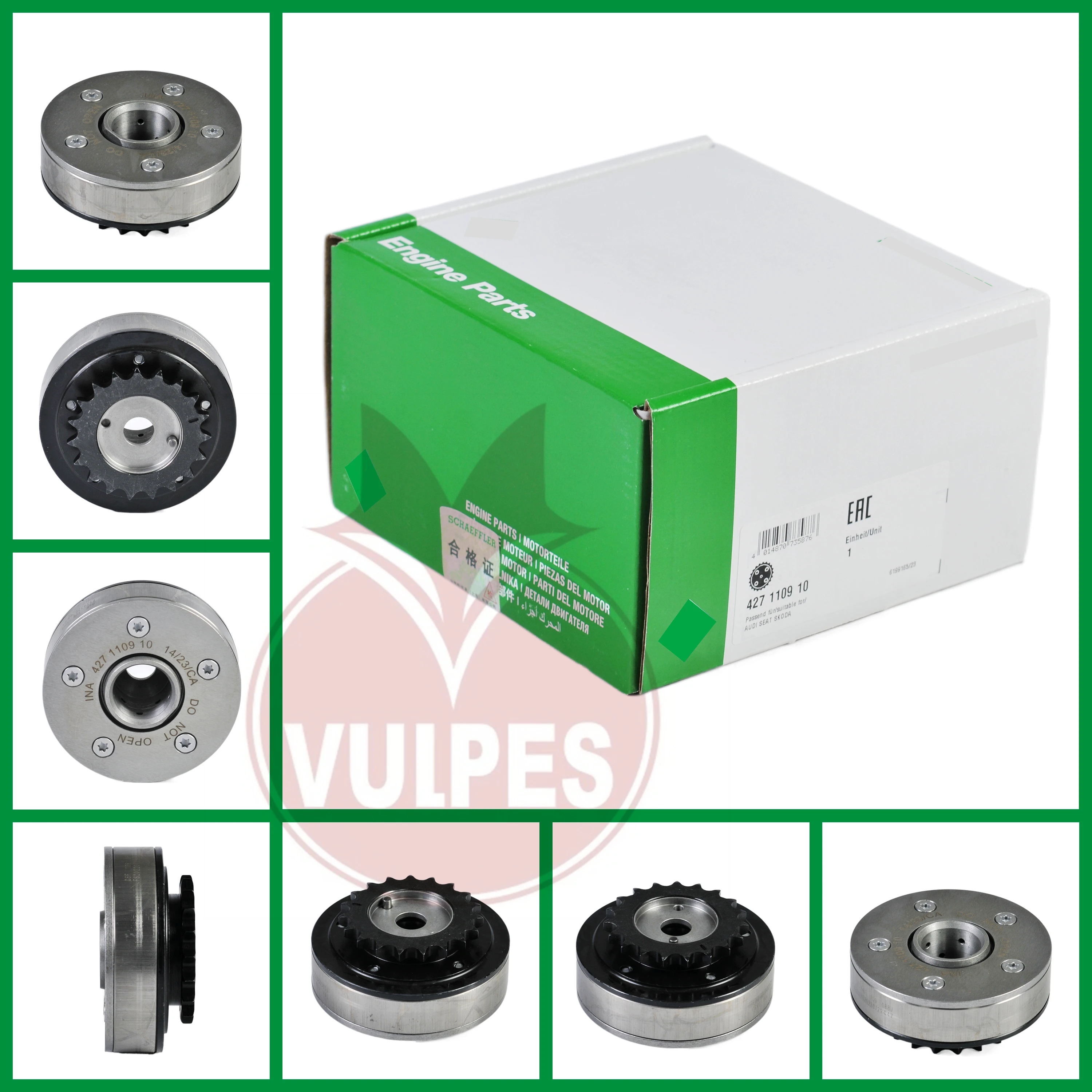 Camshaft-Adjuster-INA-427110910-For-AUDI-VW-OEM-06F109088J-06D109229B ...