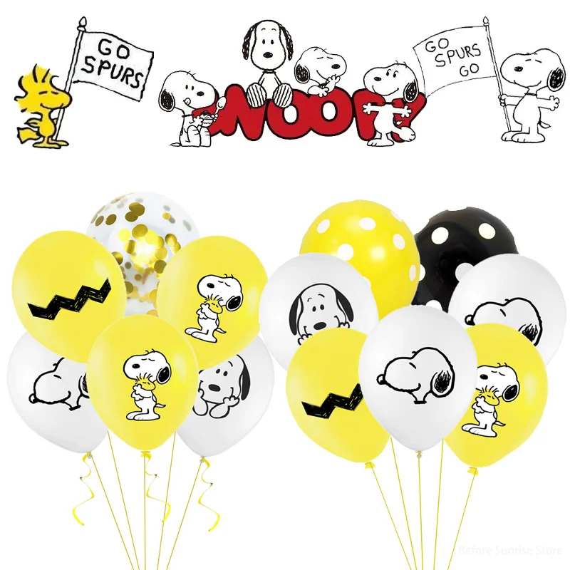 Globos-de-l-tex-brillantes-de-Snoopy-para-fiesta-de-cumplea-os-decoraci ...