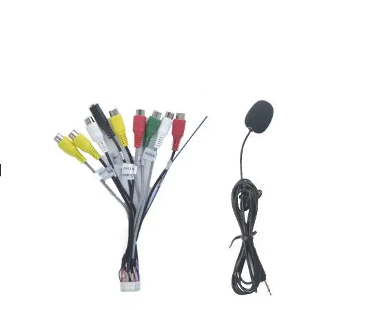 REAKOSOUND-Universal-RCA-Cable-Radio-Adapter-Microphone-AUX-For-Car ...