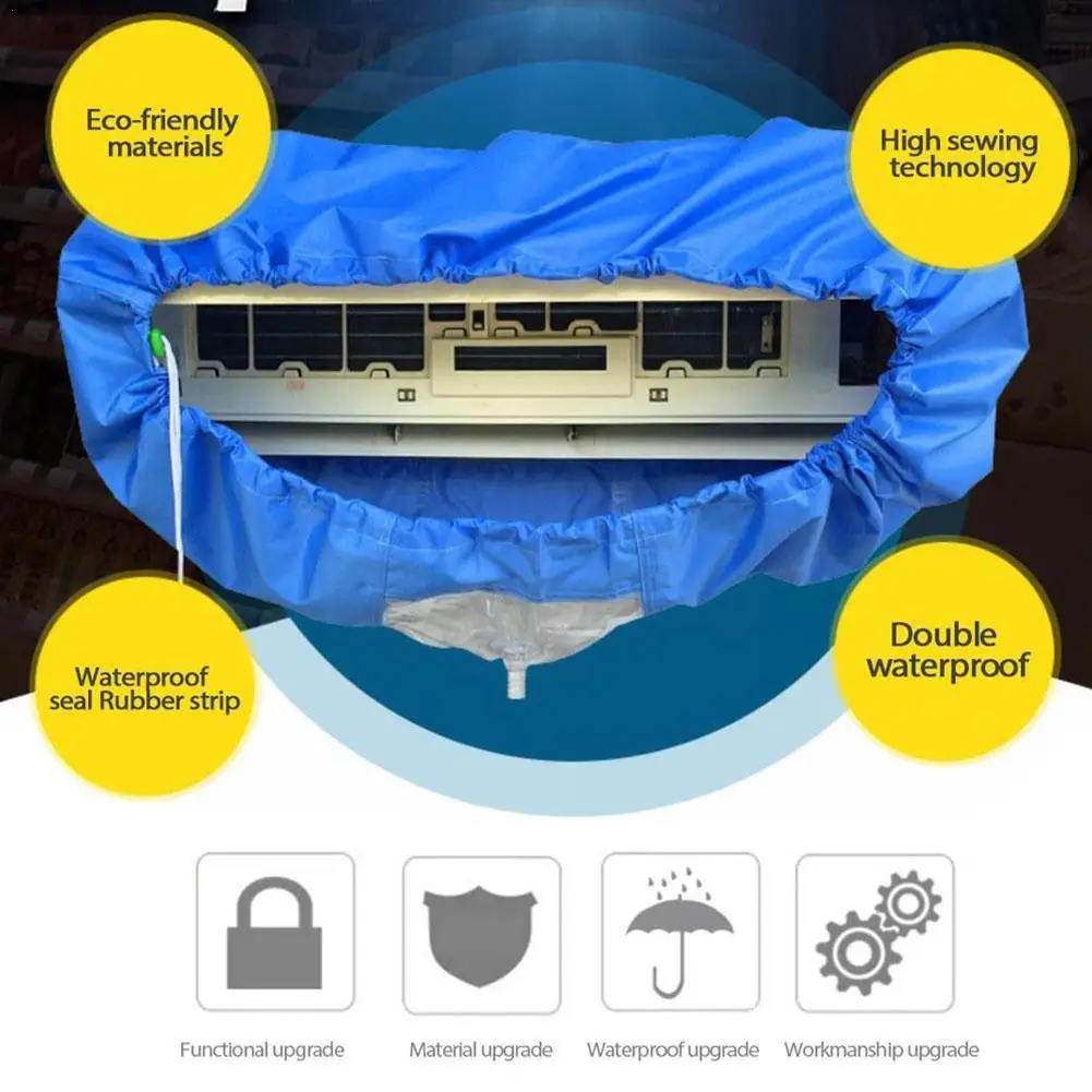 Portable Split Air Conditioner Cleaning Bag Home Air Air Conditioning ...