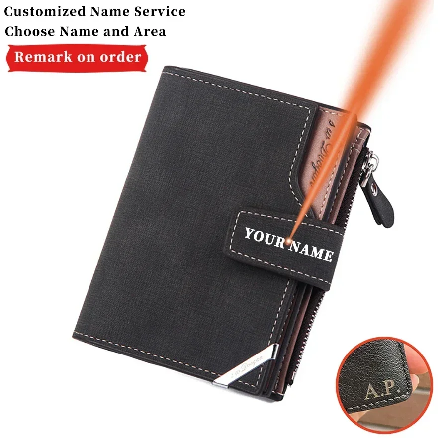 Custom Men’s Wallet With Name & Photo | Gifts Flash