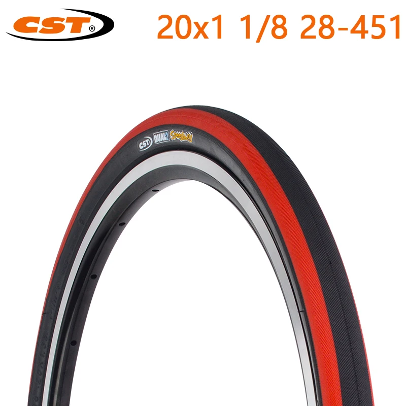 CST 20x1 1/8 451 BMX Bicycle Tire Small Wheel Colorful Outer Tire 60TPI ...