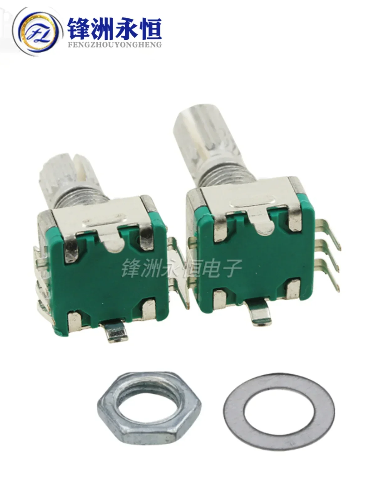 Green-background-positive-EC11-rotary-encoder-encoder-switch-digital ...