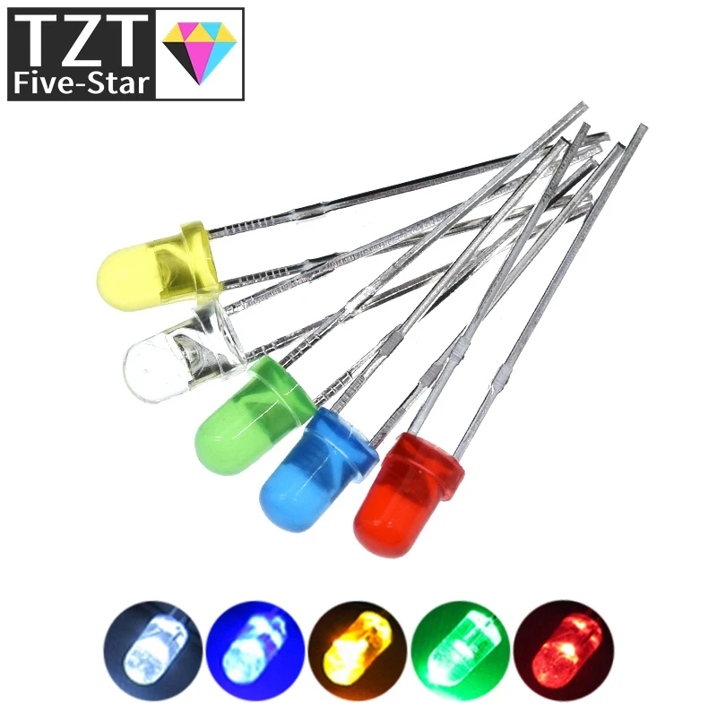 5Colors-20PCS-100PCS-1Color-100pcs-F3-3mm-LED-Diode-Light-Assorted-Kit ...