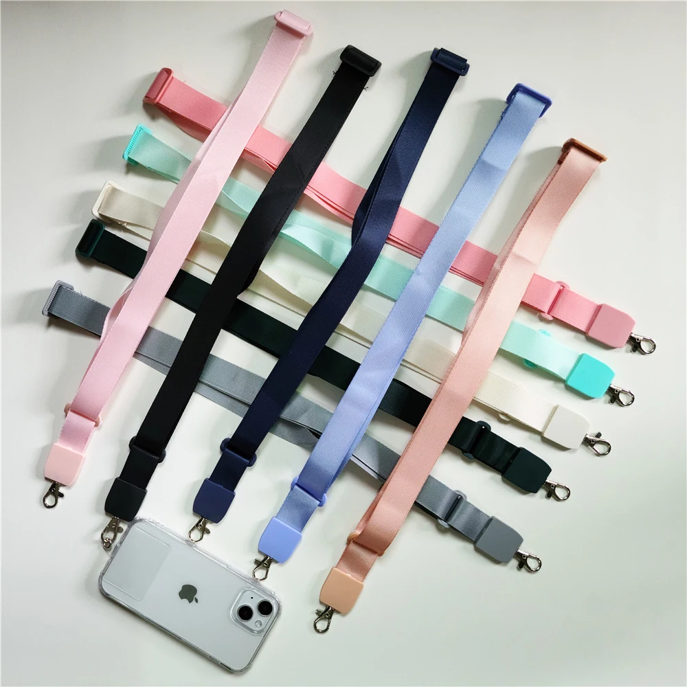 Adjustable-Crossbody-Phone-Lanyard-Strap-For-CellPhone-Wide-Necklace ...