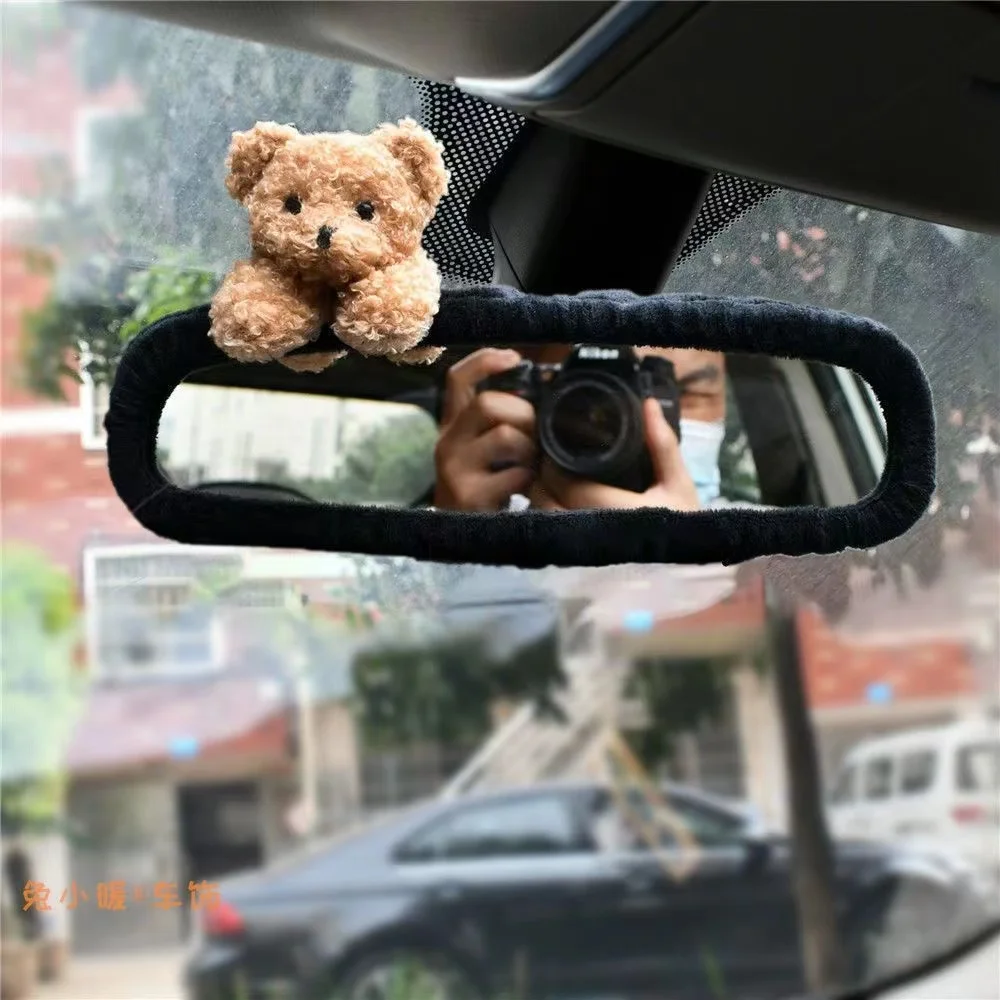 Cartoon-Rear-View-Mirror-Charming-Car-Rearview-Mirror-Cover-With ...