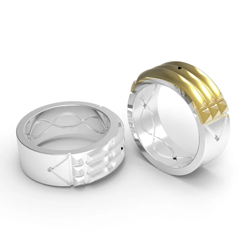 Atlantis-Anillo-de-plata-925-para-hombre-y-mujer-anillos-personalizados ...