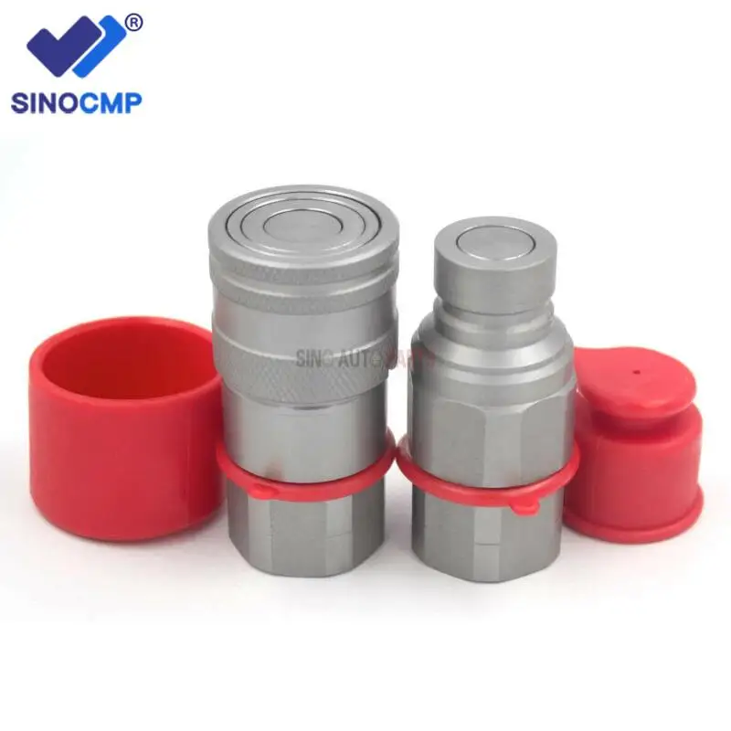 Universal NPT Hydraulics Couplings Set 1/2 3/8 1/2 3/4 Skid Steer ...