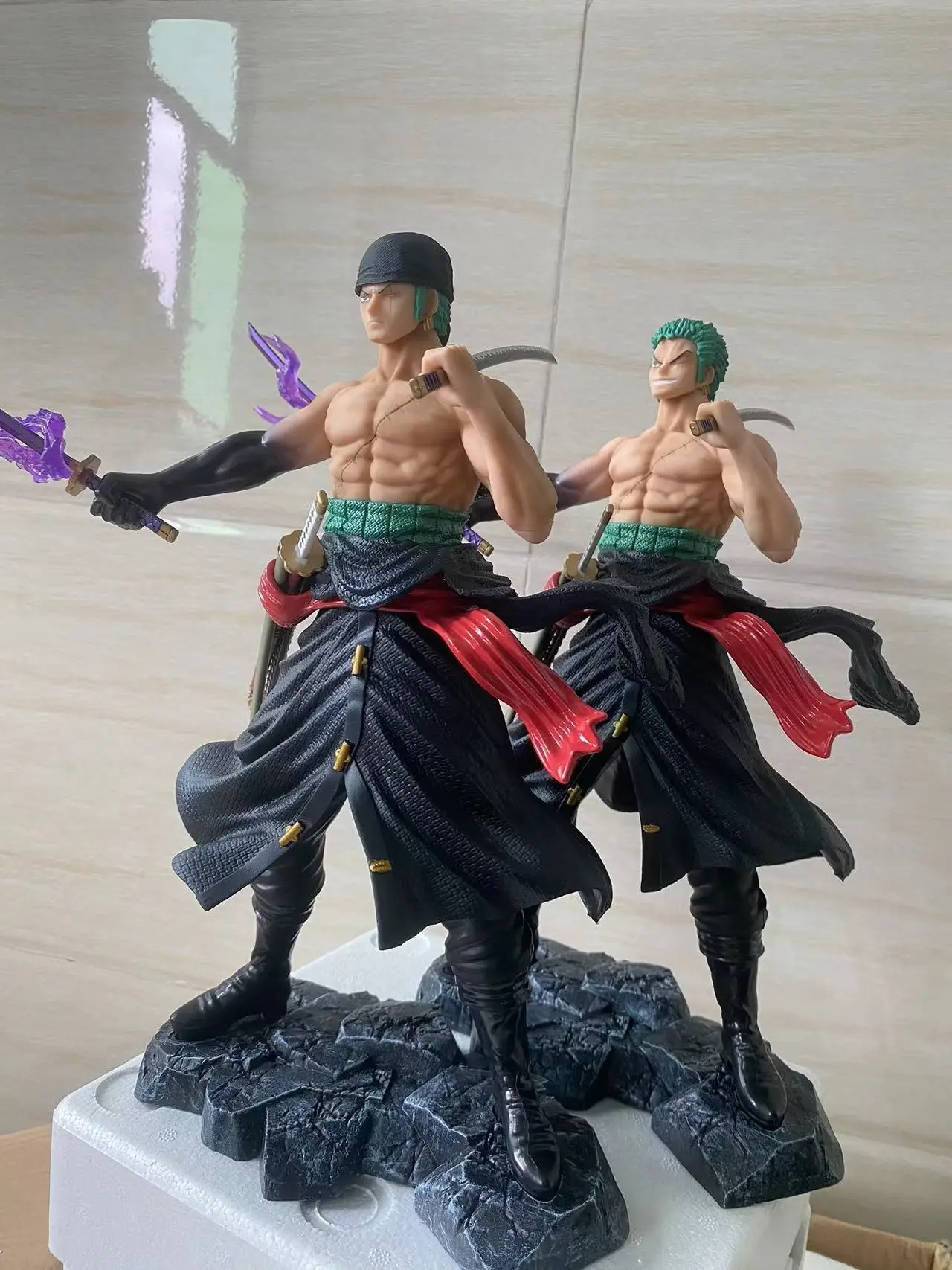 32cm-One-Piece-Anime-Roronoa-Zoro-Standing-Figurine-PVC-Action-Figure ...