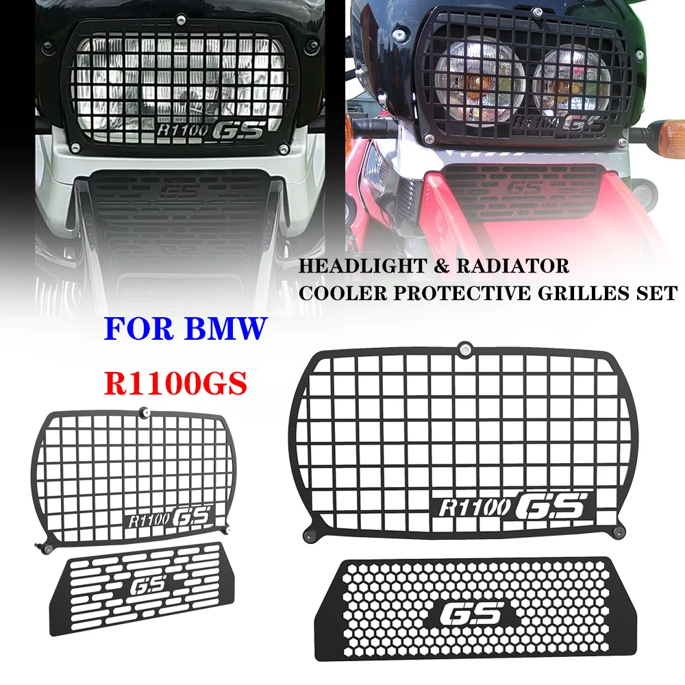 R1100-GS-Headlight-Guard-Radiator-Cooler-Protective-Grilles-SET-FOR-FOR ...