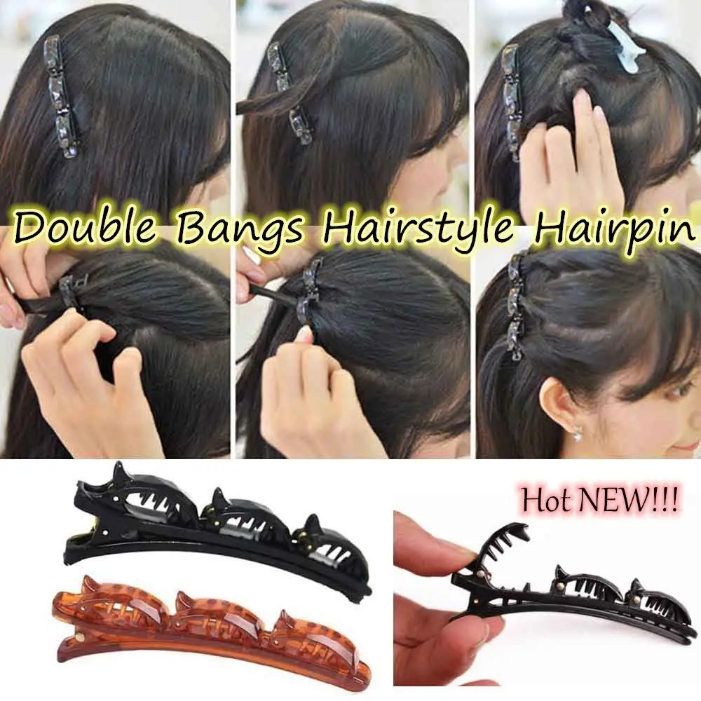 2020-NEW-Double-Bangs-Hairstyle-Hairpin-Hair-Clip-Multi-Layer-Hollow ...
