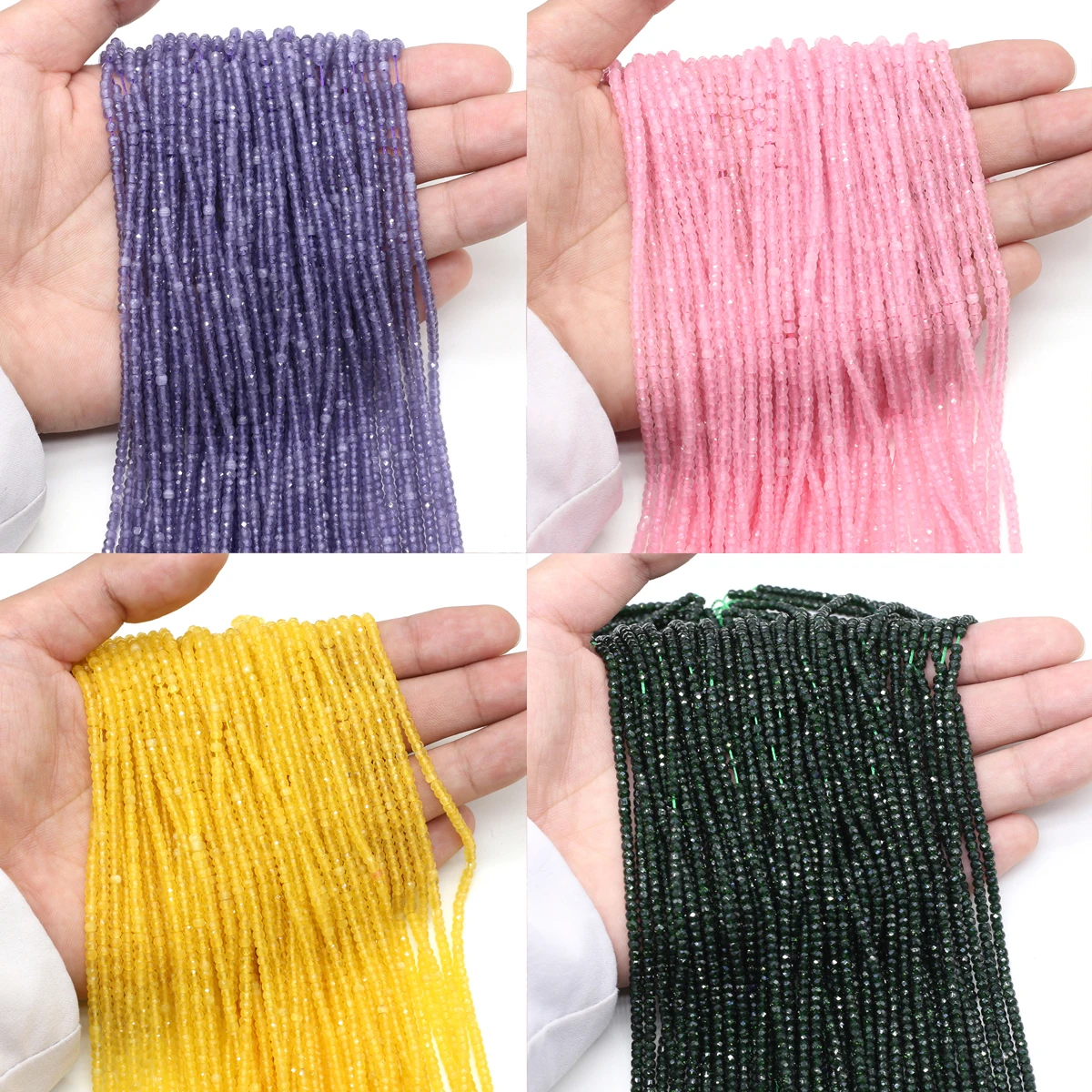 Reiki-Healing-Amethysts-Blue-Sand-Stone-Natural-Stone-Beads-Spinel ...