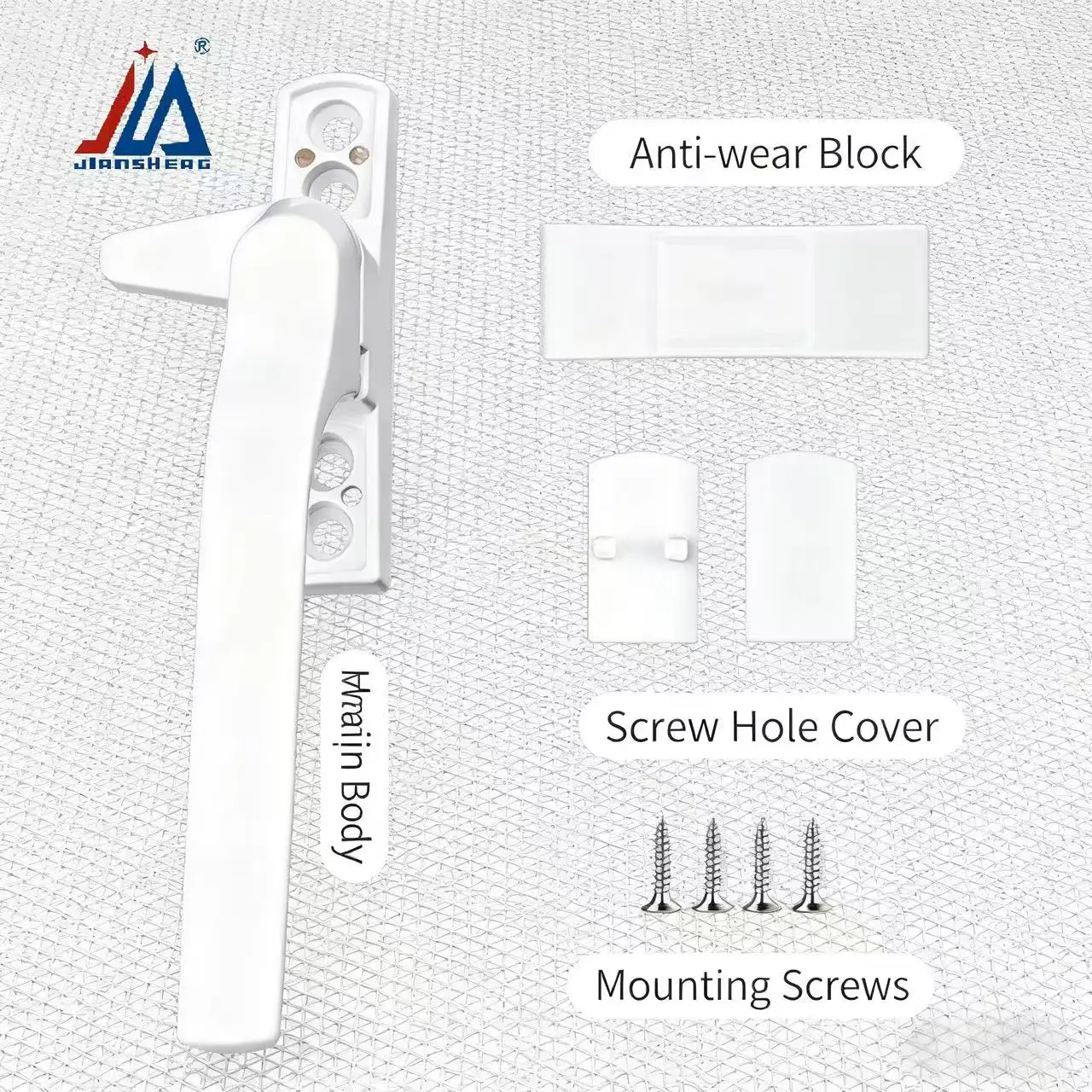 Durable Open-in Tilt and Turn Window Lockable Handle Fork Handle with ...