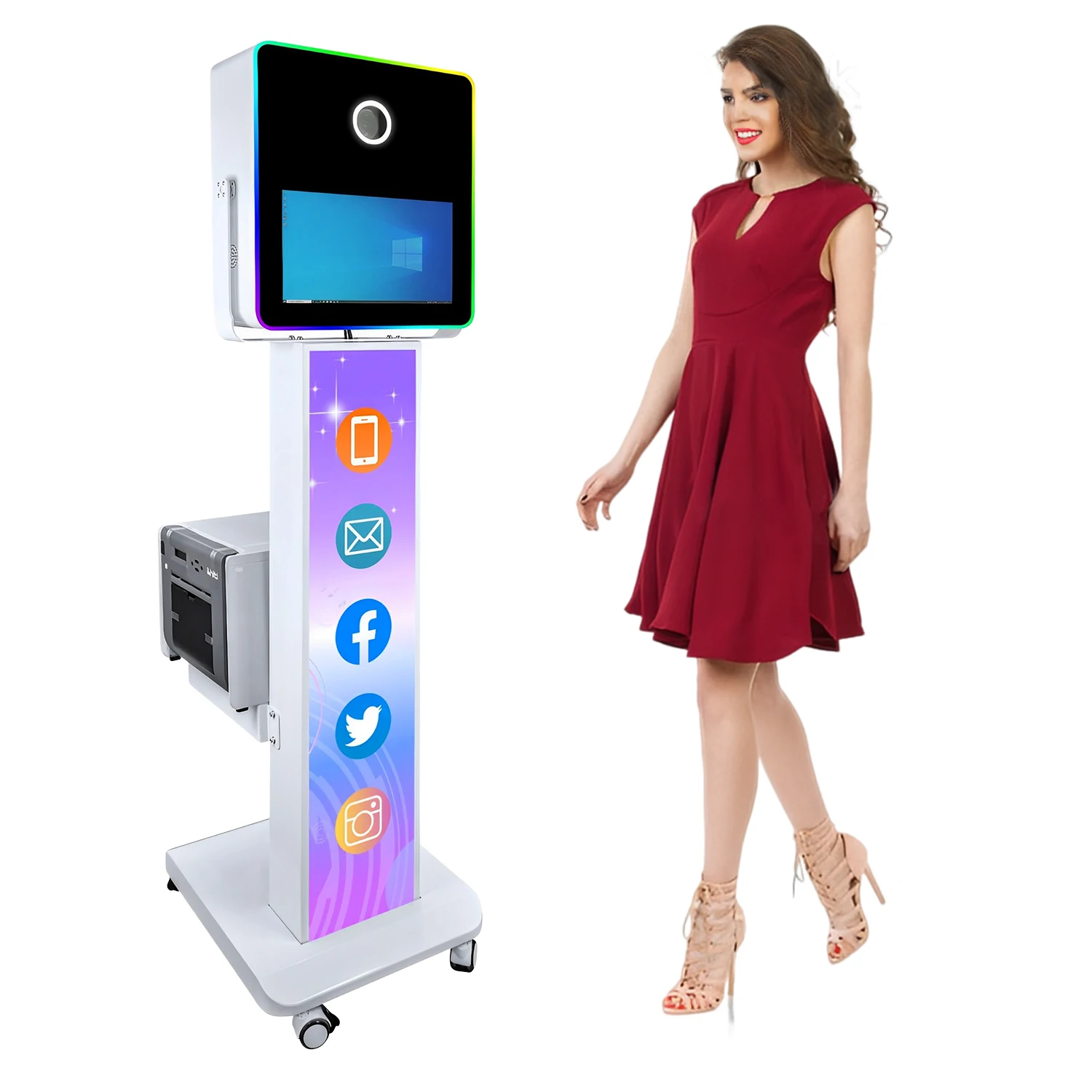 Wedding-Party-Photo-Booth-Dslr-Photo-Booth-Standalone-Selfie-Photo ...