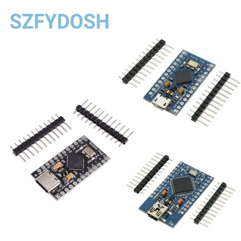 MICRO-MINI-TYPE-C-USB-ATMEGA32U4-Module-5V-16MHz-Board-For-Arduino ...