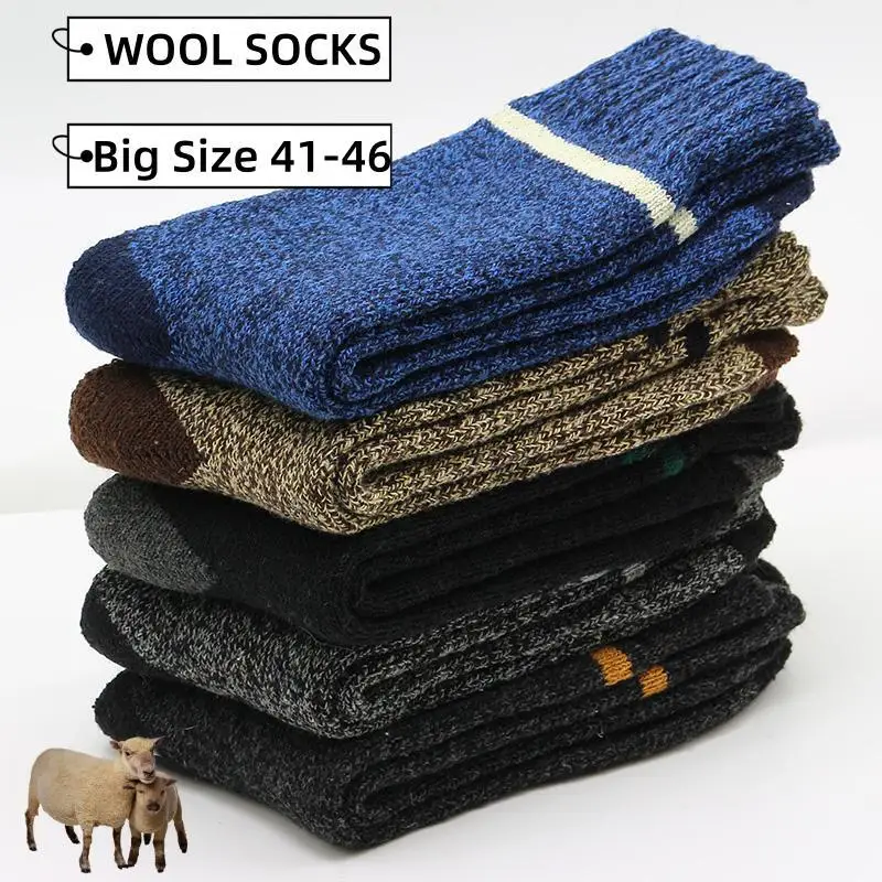 3-Pair-Men-s-Winter-Super-Thick-Warm-Wool-Socks-Harajuku-Retro-Plus ...