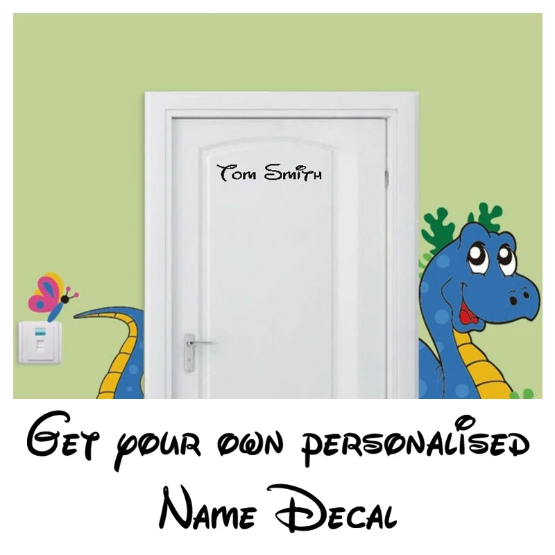 Door Sticker for Kids Bedroom With Name Personalised Adhesive Letters ...