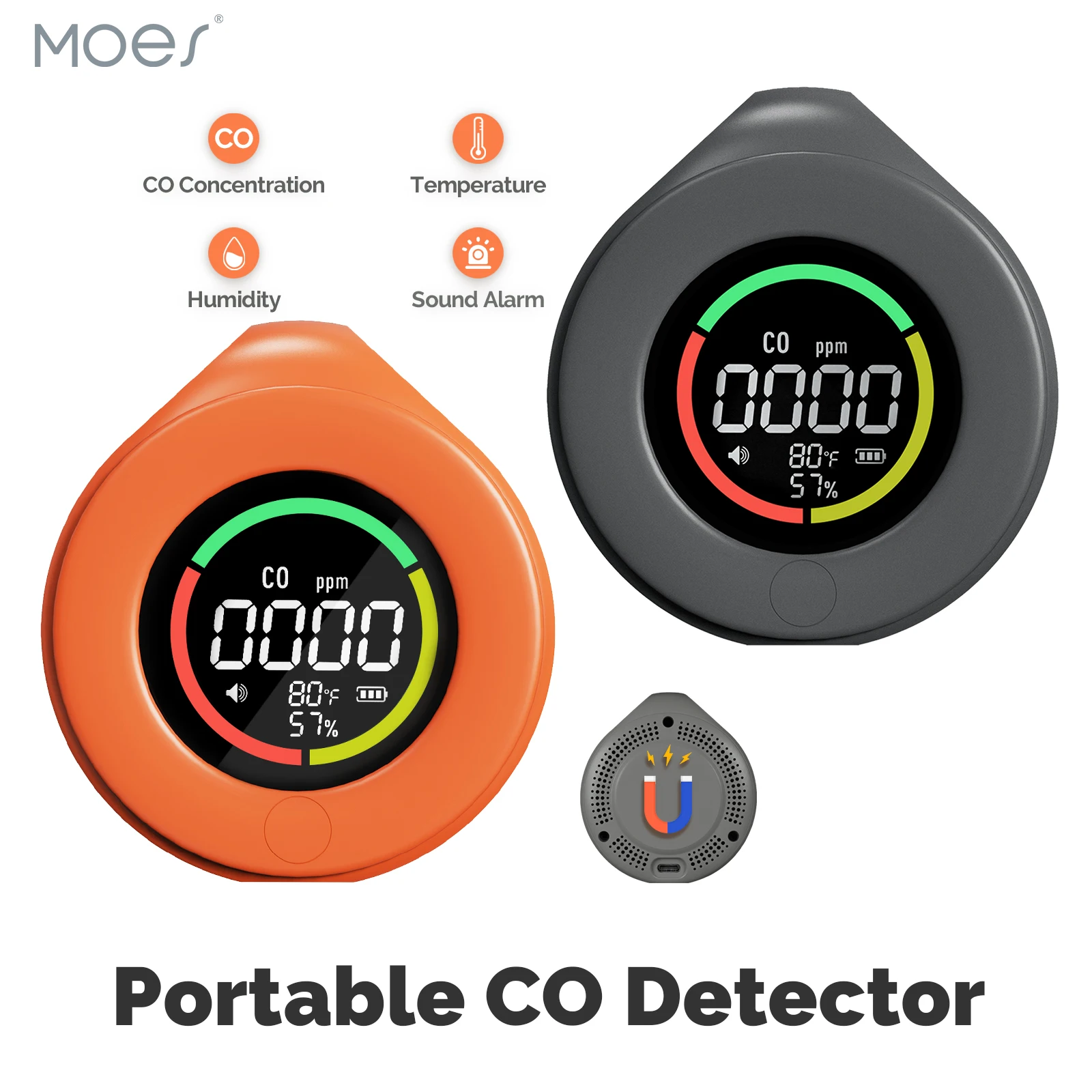 MOES-Mini-Carbon-Monoxide-Detector-Travel-3-in-1-Portable-Temp-Humi-CO ...