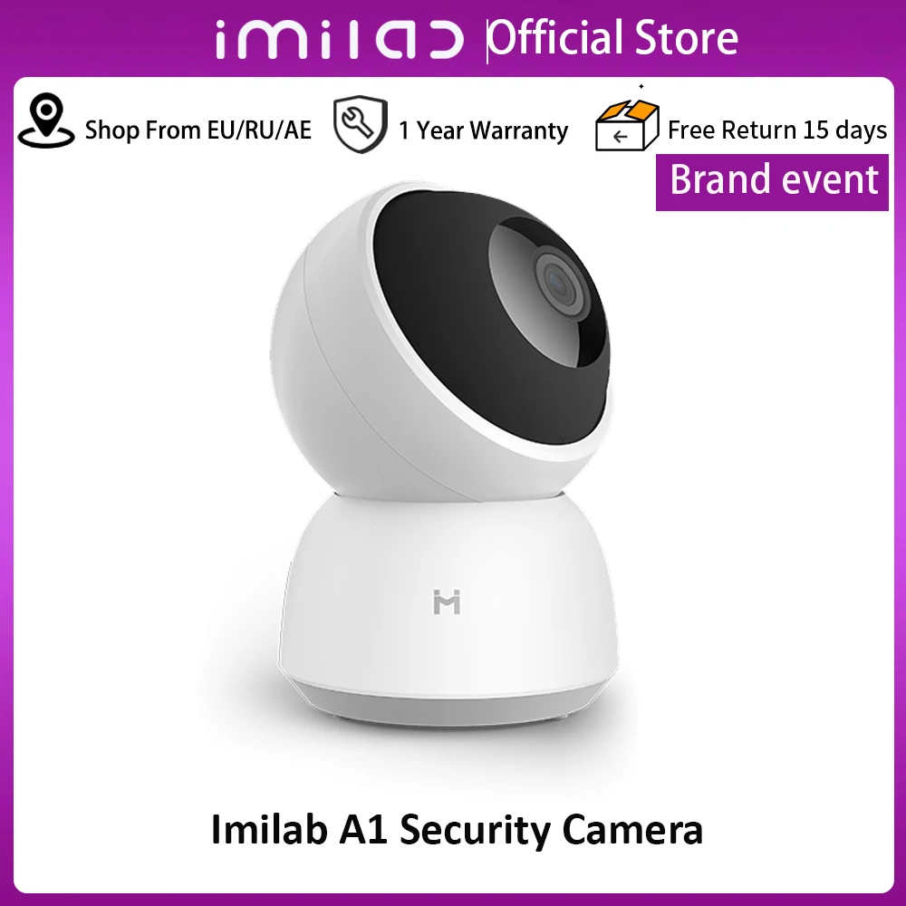 Global Versio Mijia IMILAB IP 2K Camera 019 Mi Home App WiFi Security ...