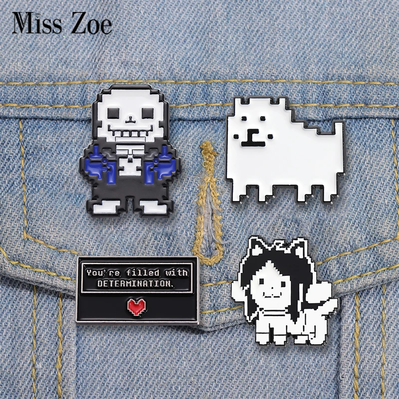 Sans-Undertale-Enamel-Pins-Custom-Game-Brooches-Lapel-Badges-Cartoon ...