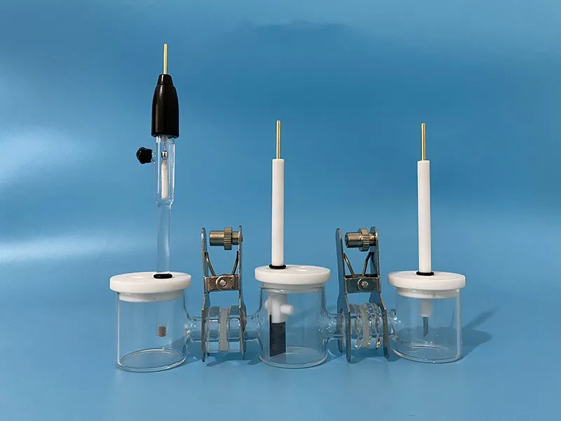 H type electrolytic cell three port H type replaceable membrane sealed ...