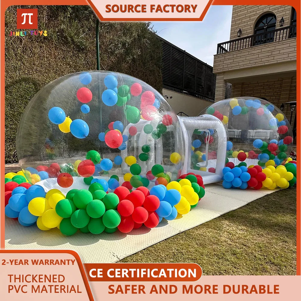 Casa de Burbujas Inflable Doble para Fiestas y Eventos, Material de PVC ...