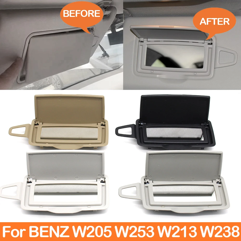 Car Sunshade Sun Visor Glass Cover Makeup Mirror Holder Panel For ...