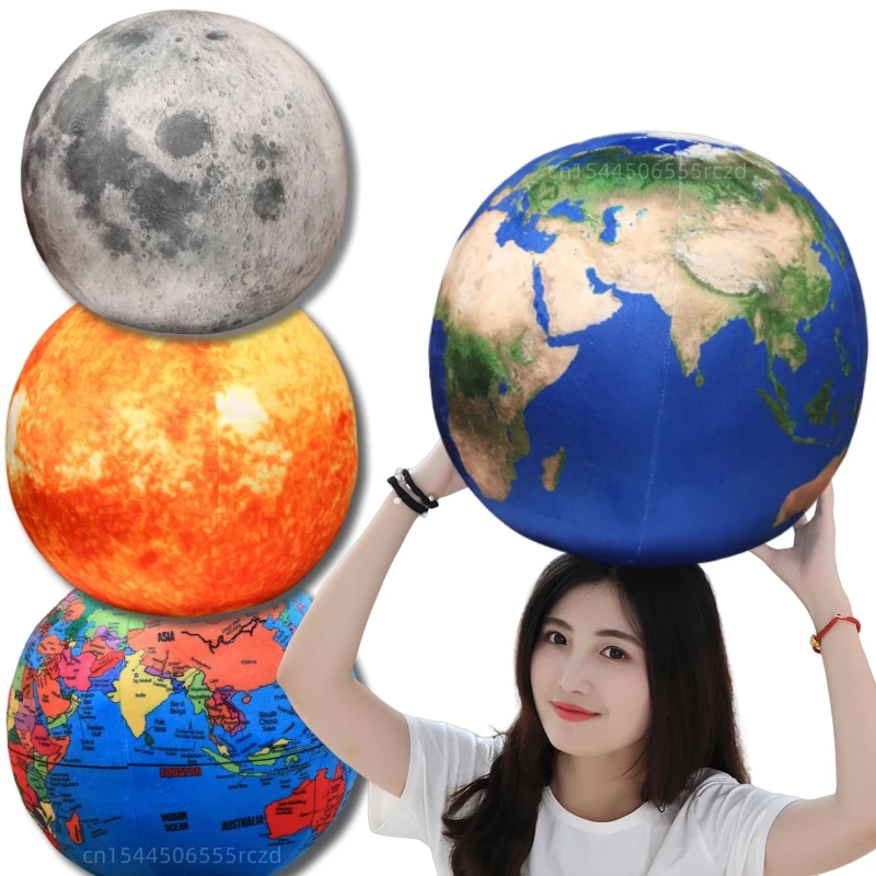 Simulated-Planets-In-The-Solar-System-Stuffed-Toys-Earth-Sun-Mars-Moon ...