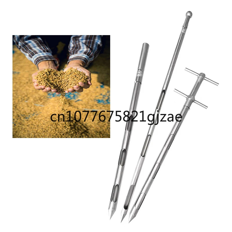 304-Stainless-Steel-Double-Layer-Rotating-Powder-Sampling-Tube-Cement ...