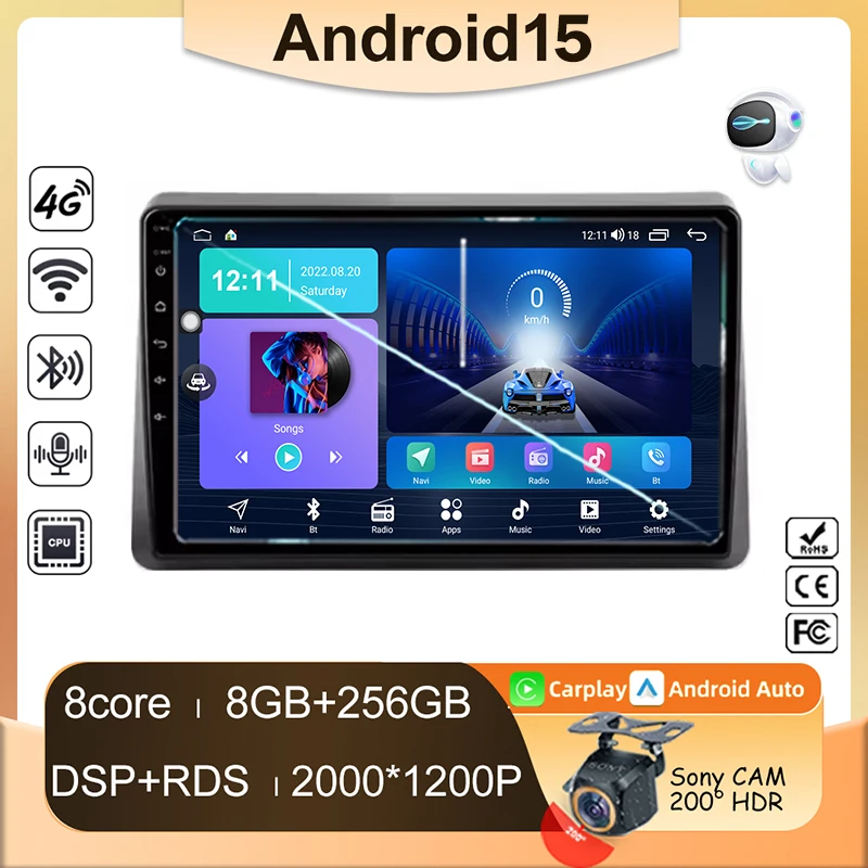 Auto Radio For Renault Master 2019 2020 2021 2022 Car Multimedia Video ...