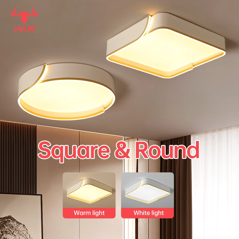 Nordic-Square-LED-Ceiling-Lamp-Modern-living-room-Bedroom-Children-s ...