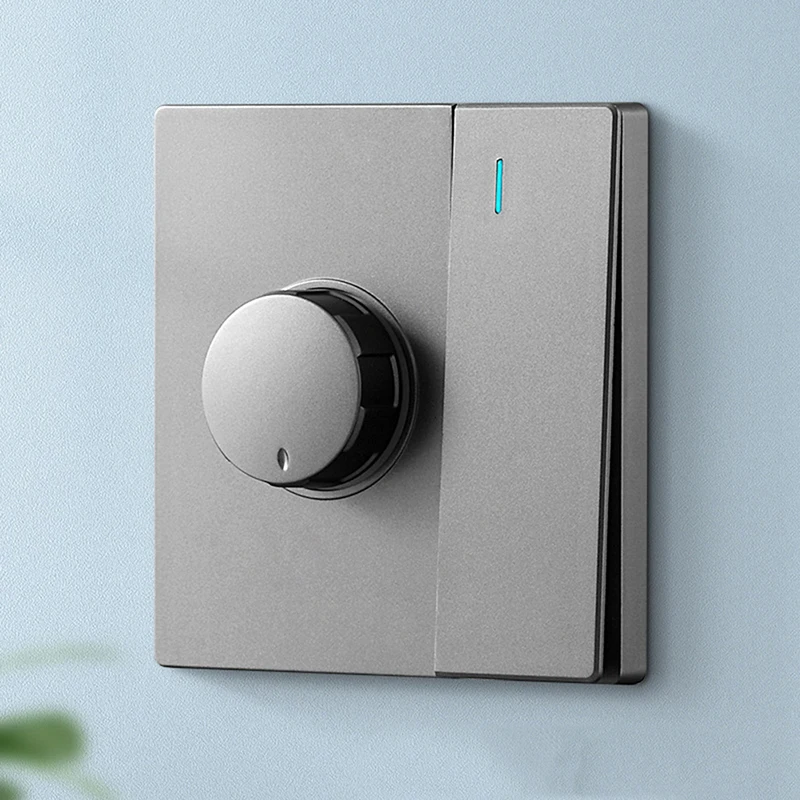220V Universal Adjustment Ceiling Fan Speed Control Switch Wall Button ...