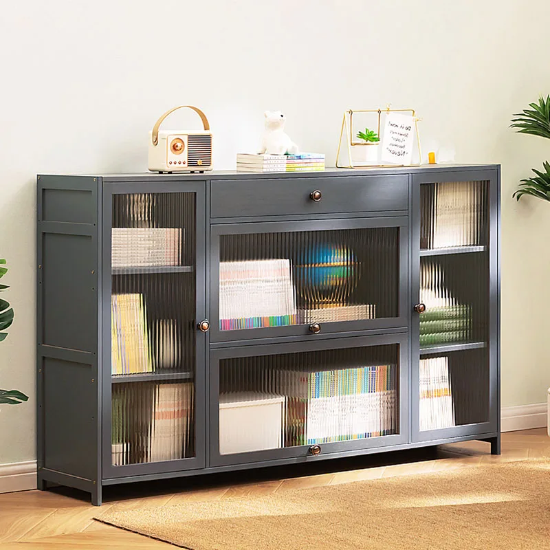 Transparent-Luxury-Door-Storage-Cabinet-Vintage-Modern-Simplicity ...