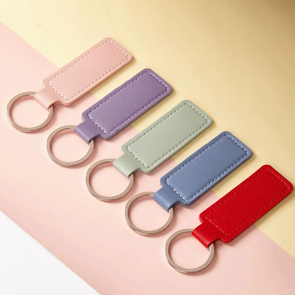 1pc-Leather-Key-Chain-With-Variety-Of-Colors-Fashion-Key-Ring-Gifts-Key ...