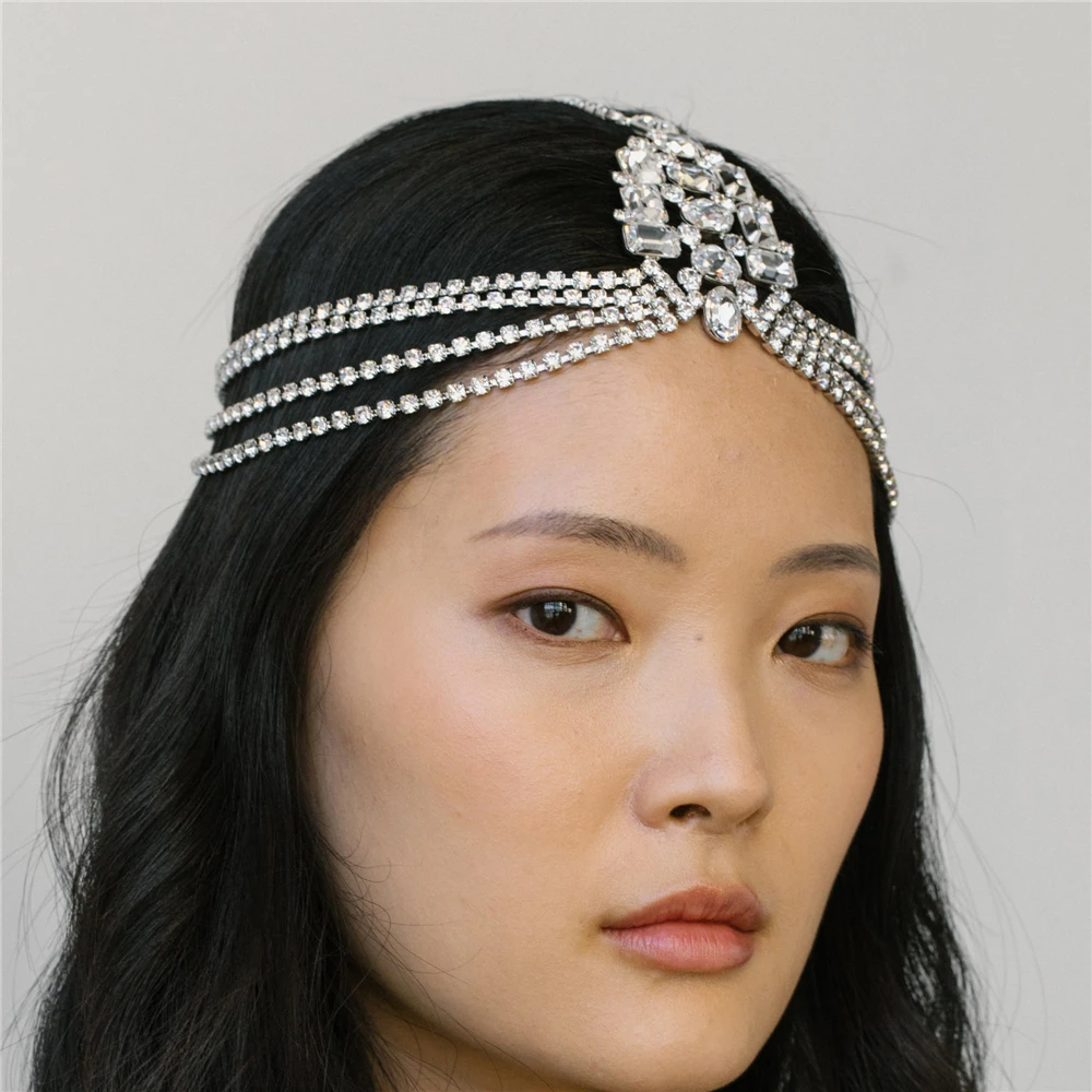 2022-New-Fashion-Rhinestone-Wedding-Forehead-Headband-Women-Headdresses ...