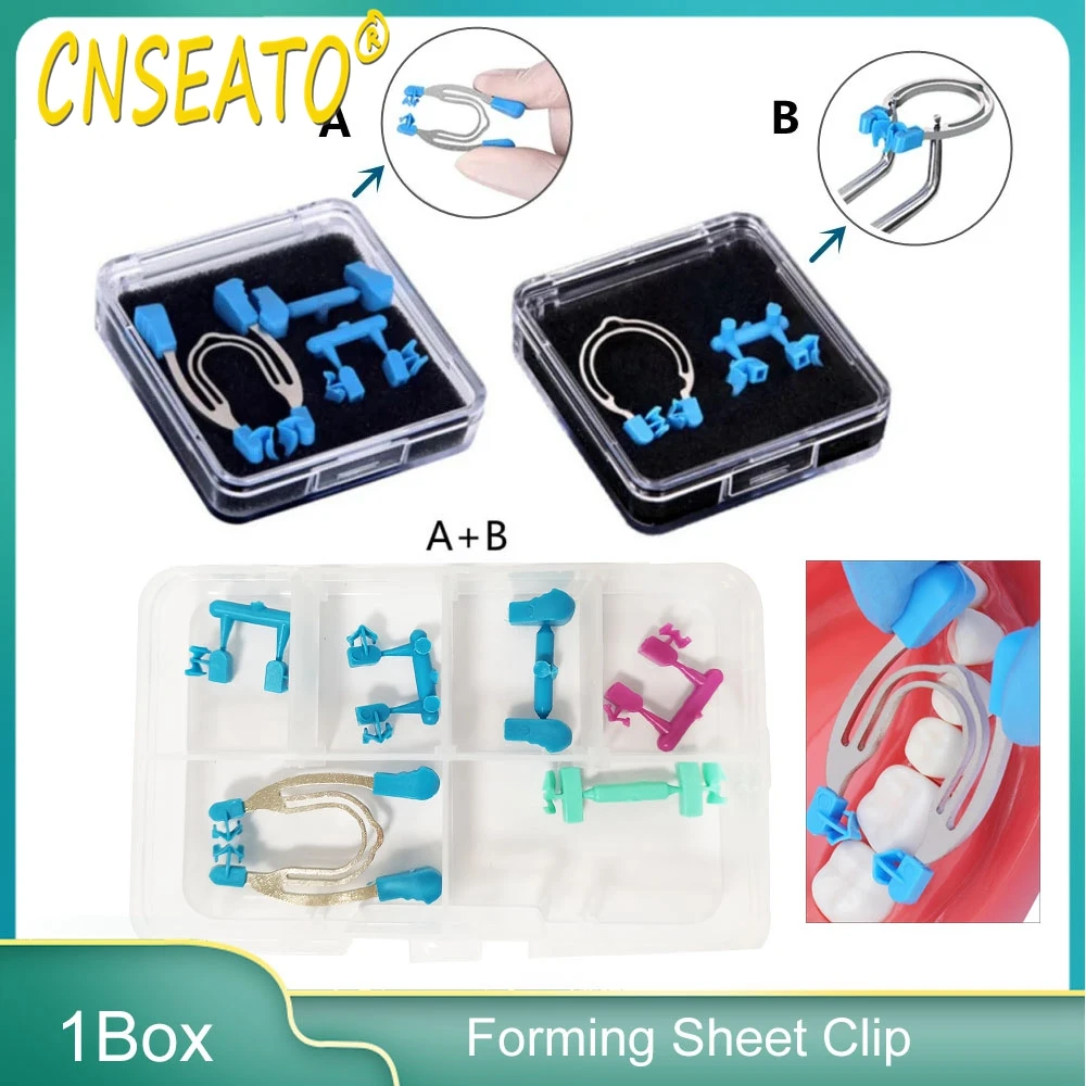 Dental-Matrix-Sectional-Contoured-Matrices-Clamps-Forming-Sheet-Clip ...