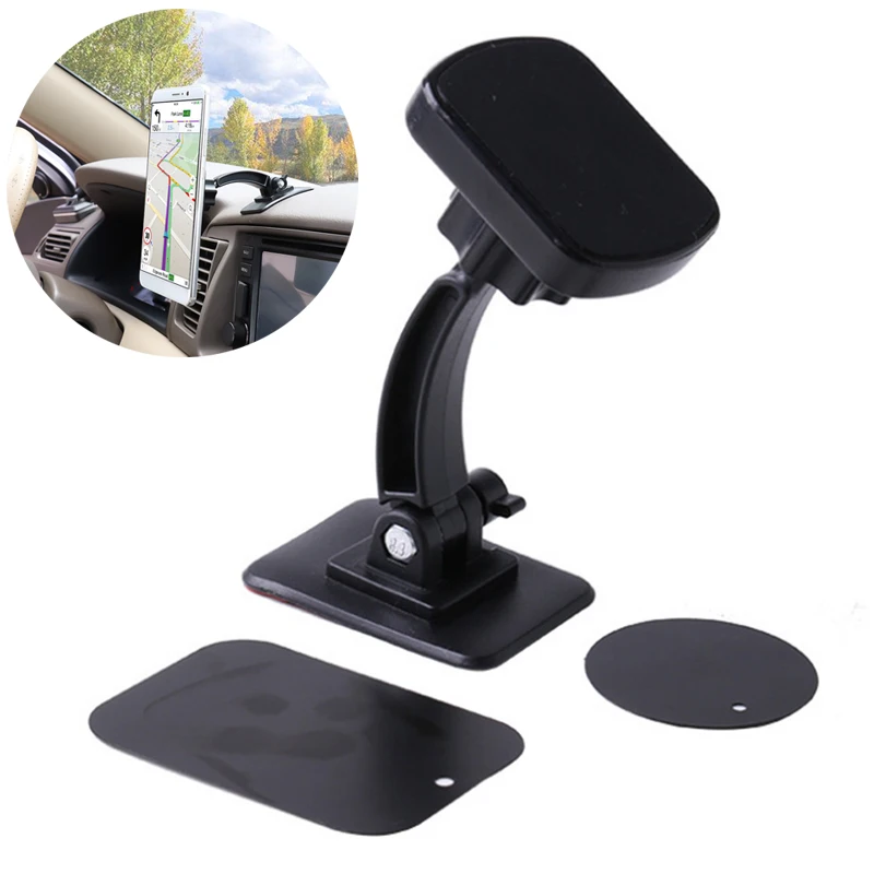 Universal Car Magnetic Phone Holder Adjustable Dashboard Mount Dash ...