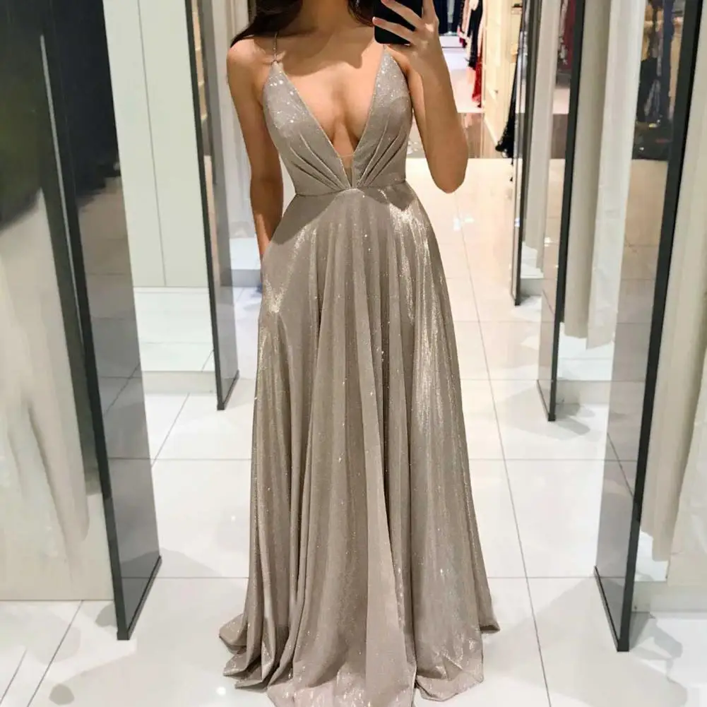 Popular-Low-Cut-Backless-Strap-Formal-Dress-Women-Accessory-Formal ...