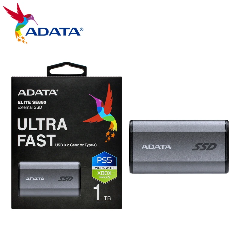 Original ADATA Elite SE880 External SSD High Speed Solid State Drive ...