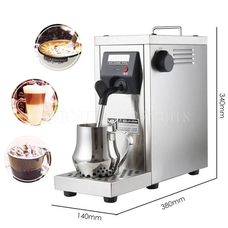 110-220V-Electric-1450W-Steam-Milk-Foaming-Machine-Automatic-Cleaning ...