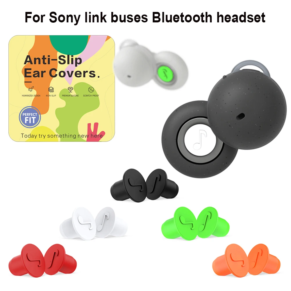 5-Pairs-Silicone-Ear-Plugs-Noise-Insulation-Wireless-Earphone-Sleep ...