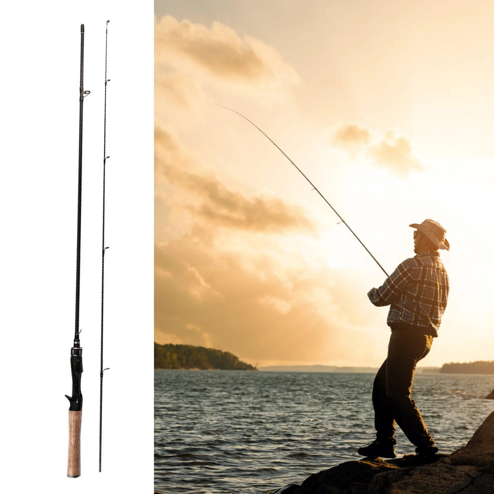 Portable-Carbon-Lure-Fishing-Rods-Ergonomic-Design-Comfortable-to-Hold ...