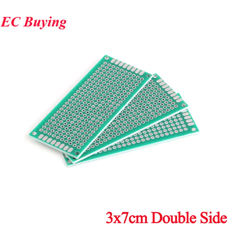 5Pcs-1pc-3X7cm-3-7cm-Double-Side-Prototype-pcb-Breadboard-Universal-for ...