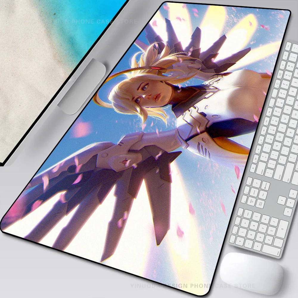 Mercy-Overwatch-Mousepad-Mouse-Mat-Desk-Mat-With-Pad-Gaming-Accessories ...